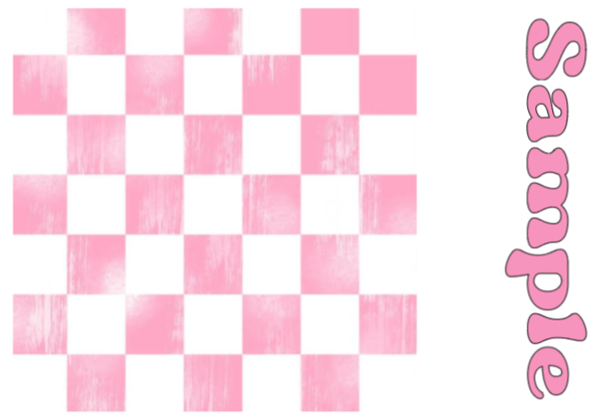 Pink Checkers – Sew Mini Cuddles